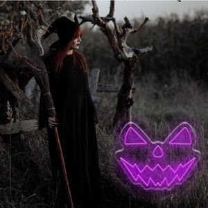 Wall Decor | Ghost Face Neon Signs For Wall Room Party Spooky Decor ...